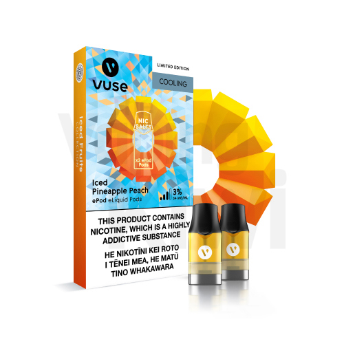 Iced Pineapple Peach • Vuse Prefilled ePODs - The Vaping Kiwi