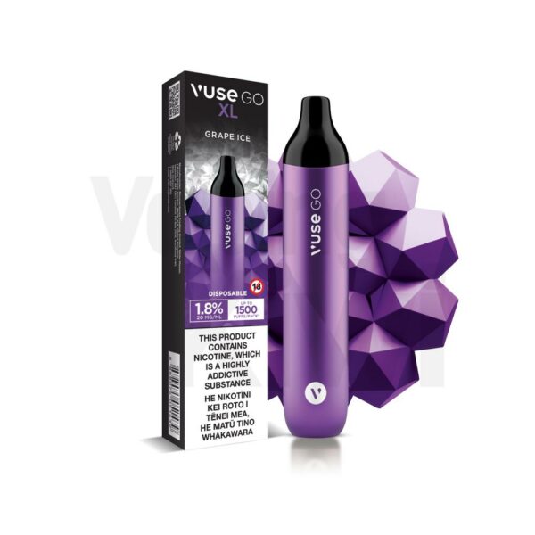 Grape Ice • Vuse Go XL • Disposables - The Vaping Kiwi