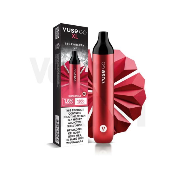 Strawberry Ice • Vuse Go XL • Disposables - The Vaping Kiwi