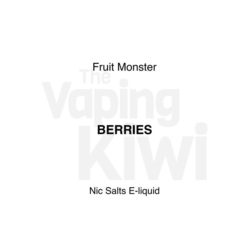 Berries AKA Mixed Berry • Fruit Monster • NIC SALTS - The Vaping Kiwi