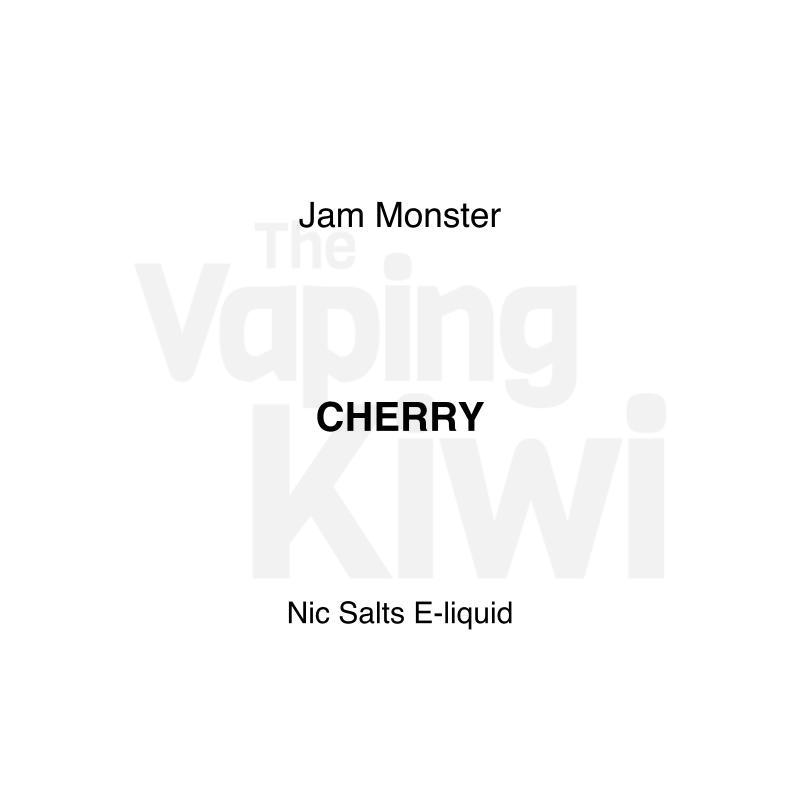 Cherry AKA Black Cherry Jam • Jam Monster • NIC SALTS - The Vaping Kiwi